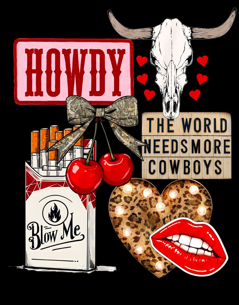 Sublimation Collage HTV Tshirt Designs Bundle - Etsy