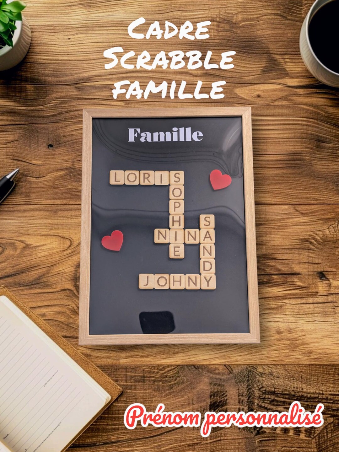 Scrabble Pictures Scrabble Frame Wall Art Personalized Family Gifts ...
