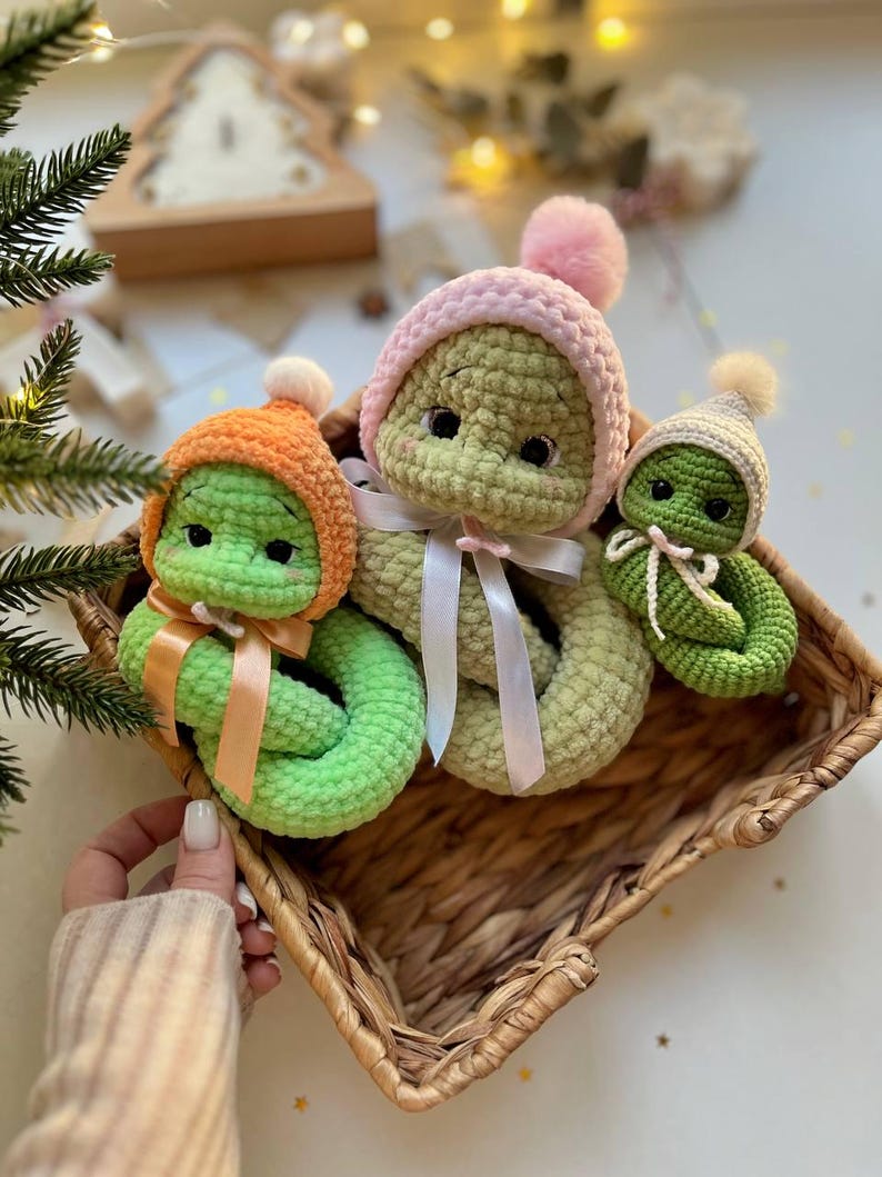 Crochet Pattern Snake, Amigurumi Snake, Toy Pattern Snake, Snake ...