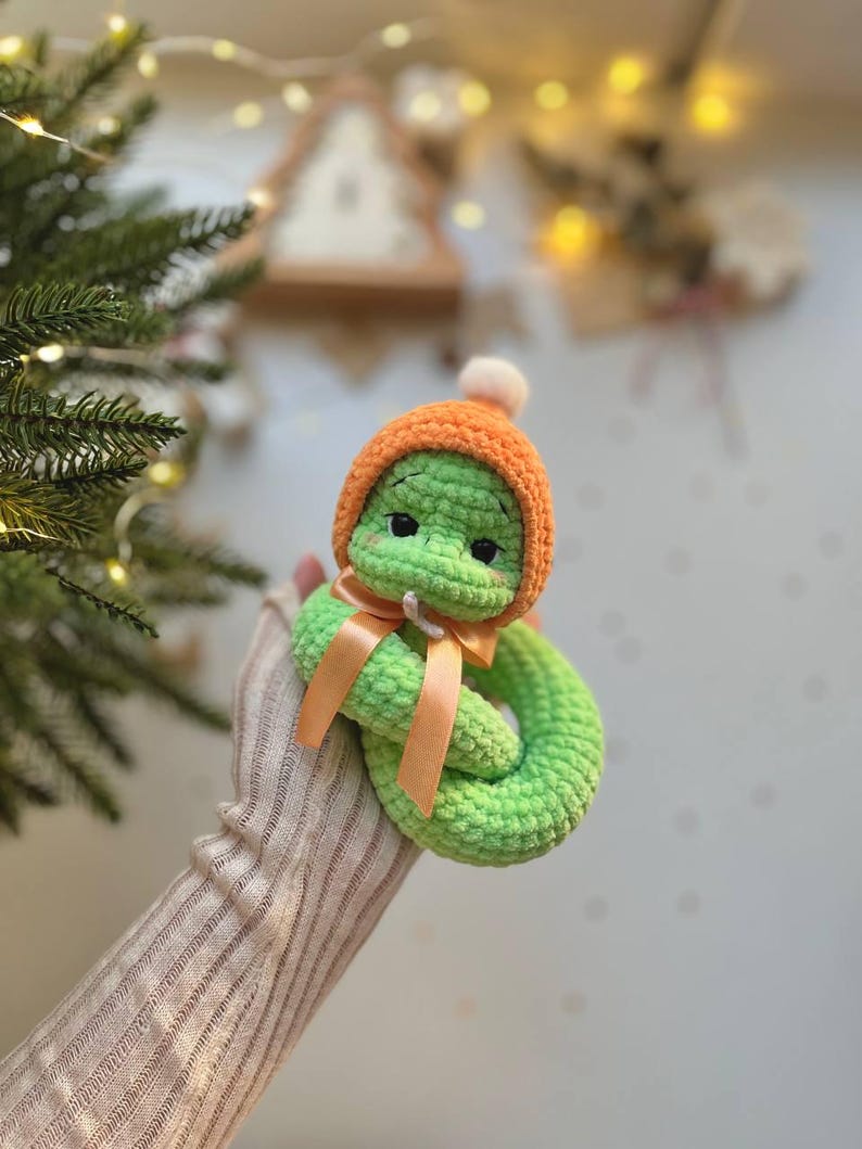 Crochet Pattern Snake, Amigurumi Snake, Toy Pattern Snake, Snake ...