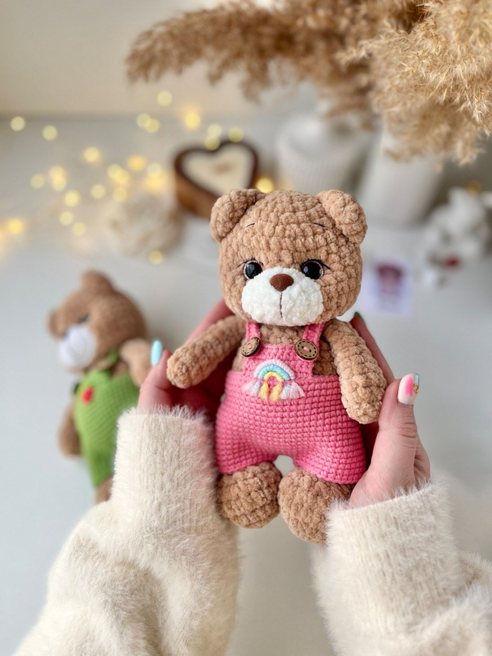 Crochet Pattern Teddy Bear, Amigurumi Bear, Toy Pattern Bear, Bear ...