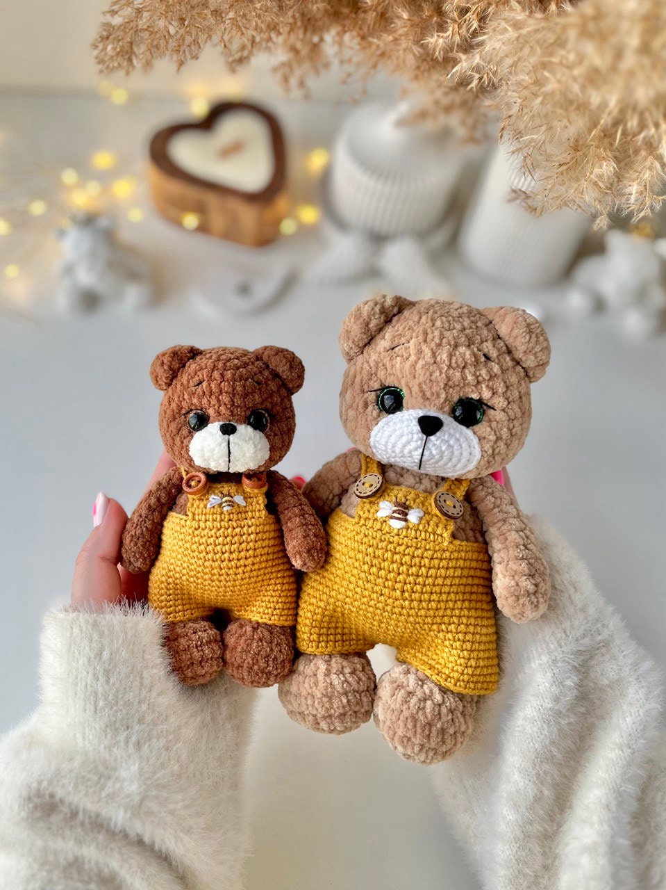 Crochet Pattern Teddy Bear, Amigurumi Bear, Toy Pattern Bear, Bear ...