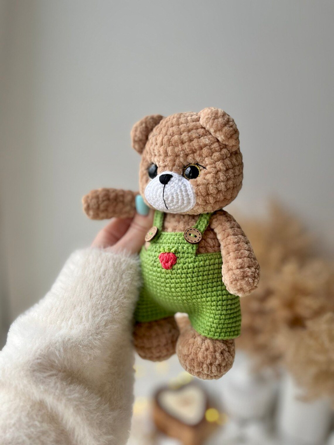 Crochet Pattern Teddy Bear, Amigurumi Bear, Toy Pattern Bear, Bear ...
