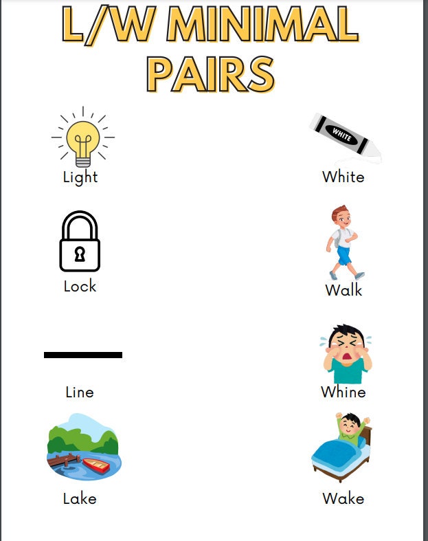 Minimal Pairs Bundle - Etsy