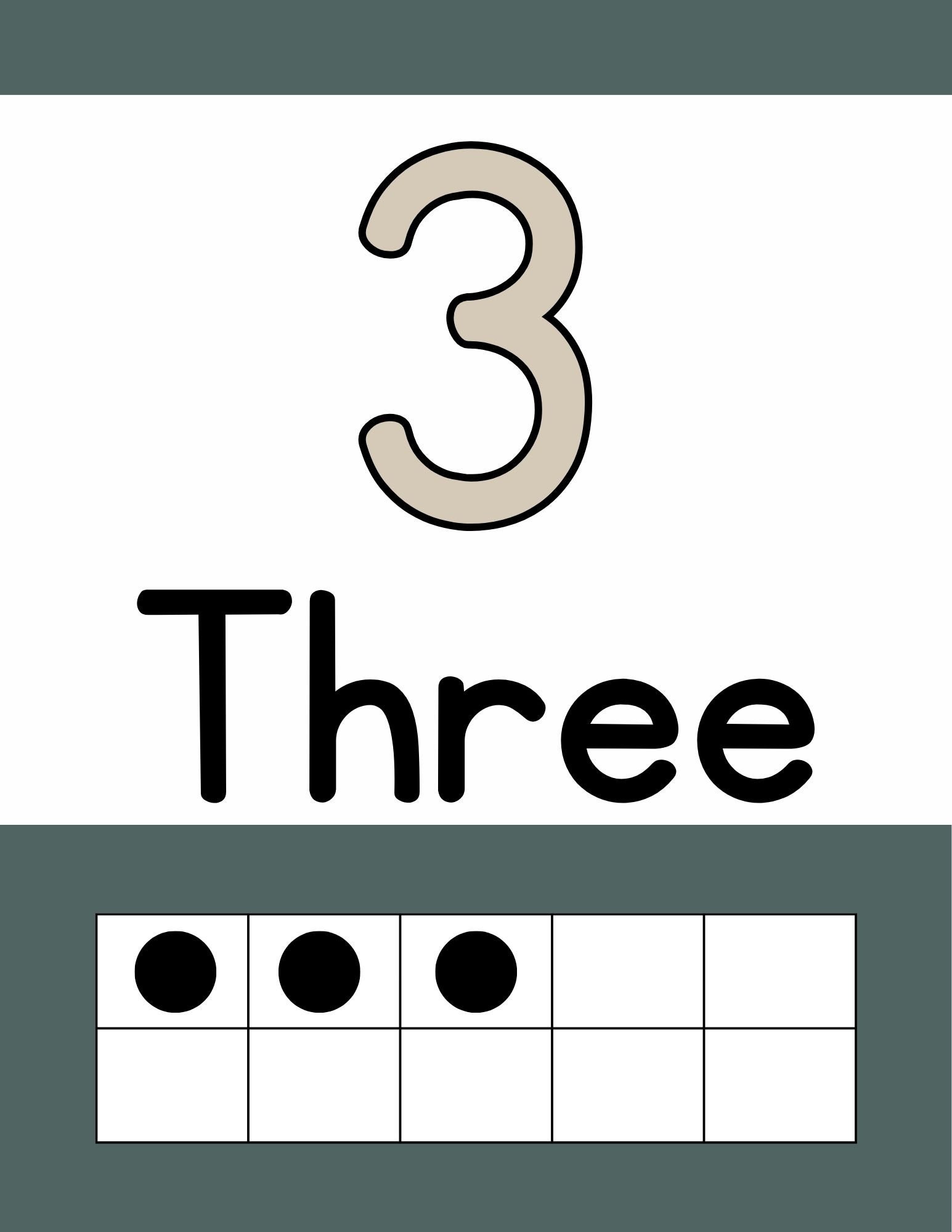 Kindergarten Numbers With Ten-frames - Etsy