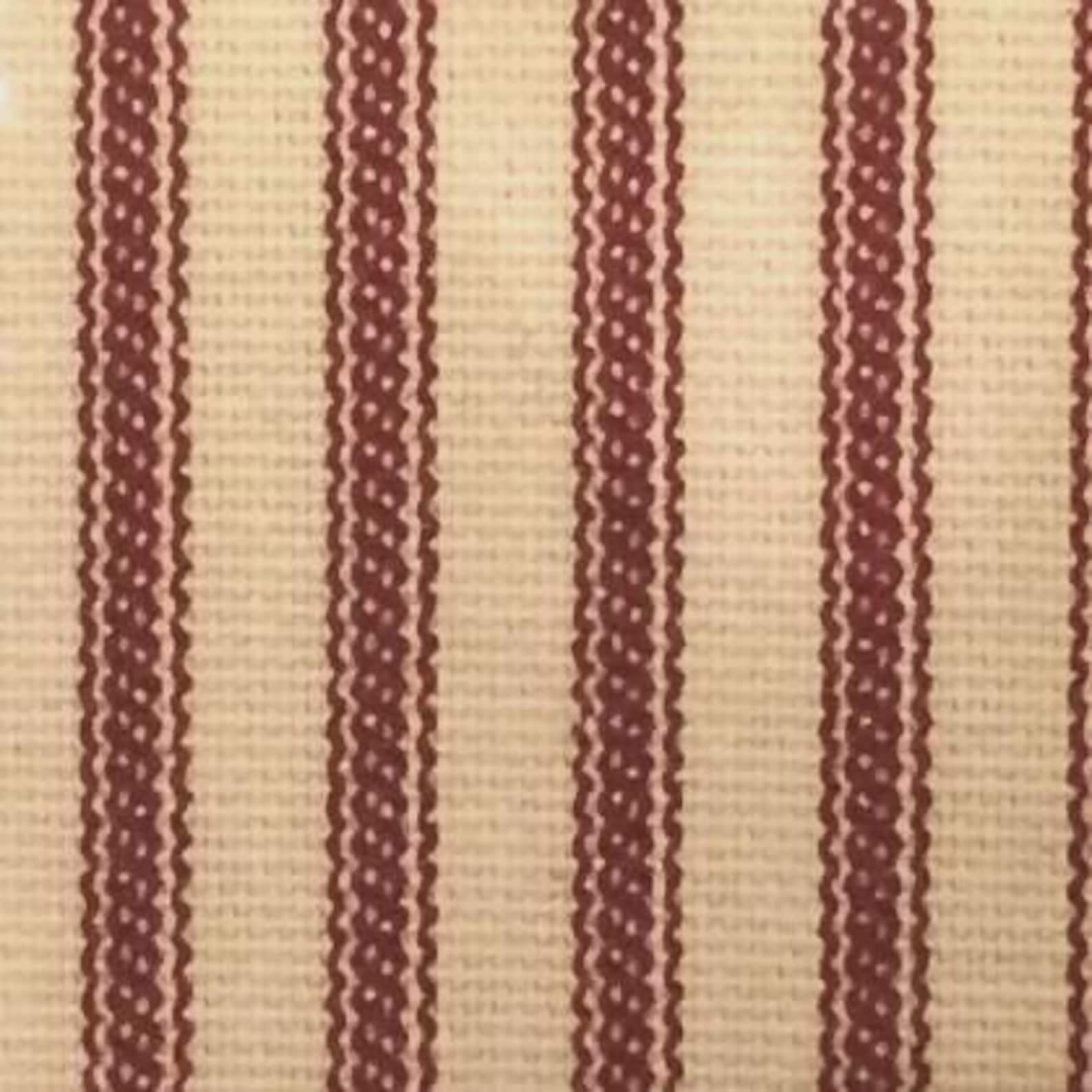 Red Ticking Stripe Throw Pillow Cover 18x18 - Etsy