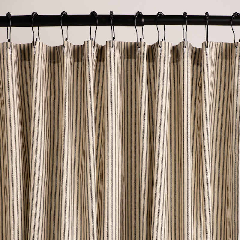 Blue Tan Stripe Curtains - Etsy