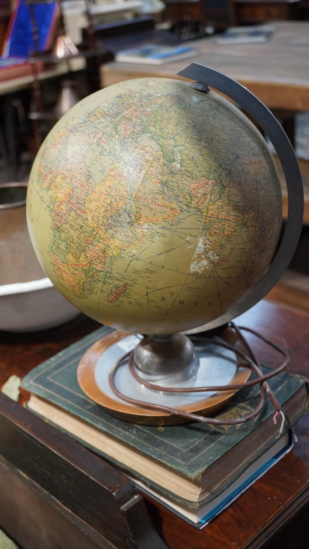 Vintage Illuminated Globe - Etsy