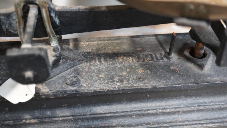 Antique Cast Iron forge Steelyard Scales c. 1870s - Etsy