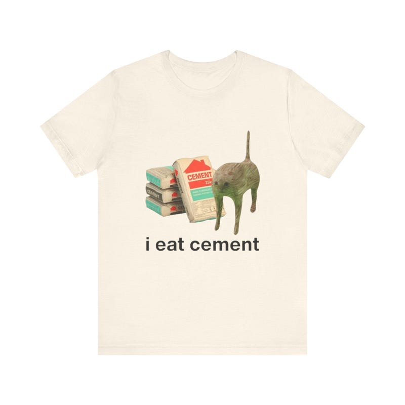 I Eat Cement Shirt - Etsy