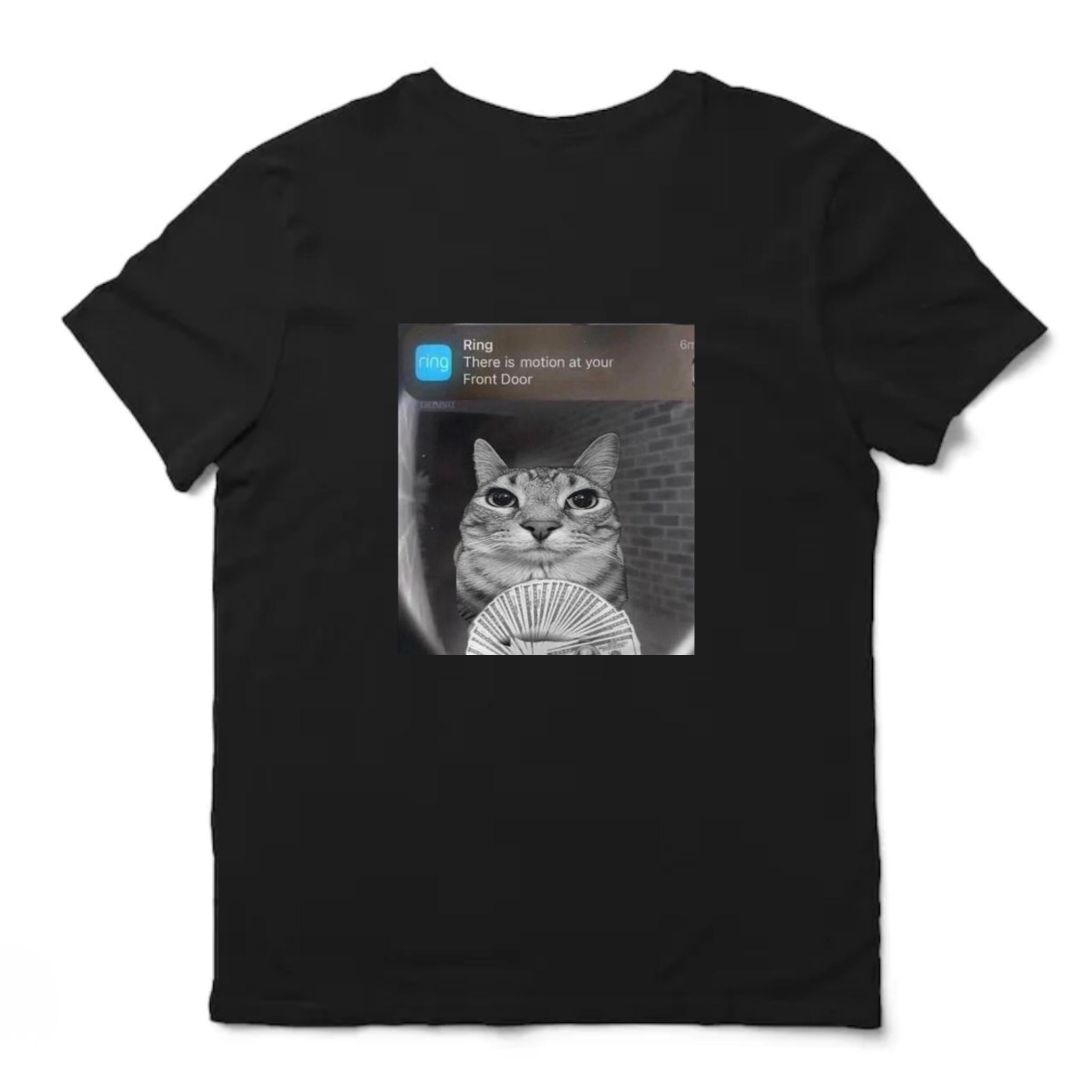 There is Motion at Your Front Door Funny Cat Meme - Funny Shirts ...