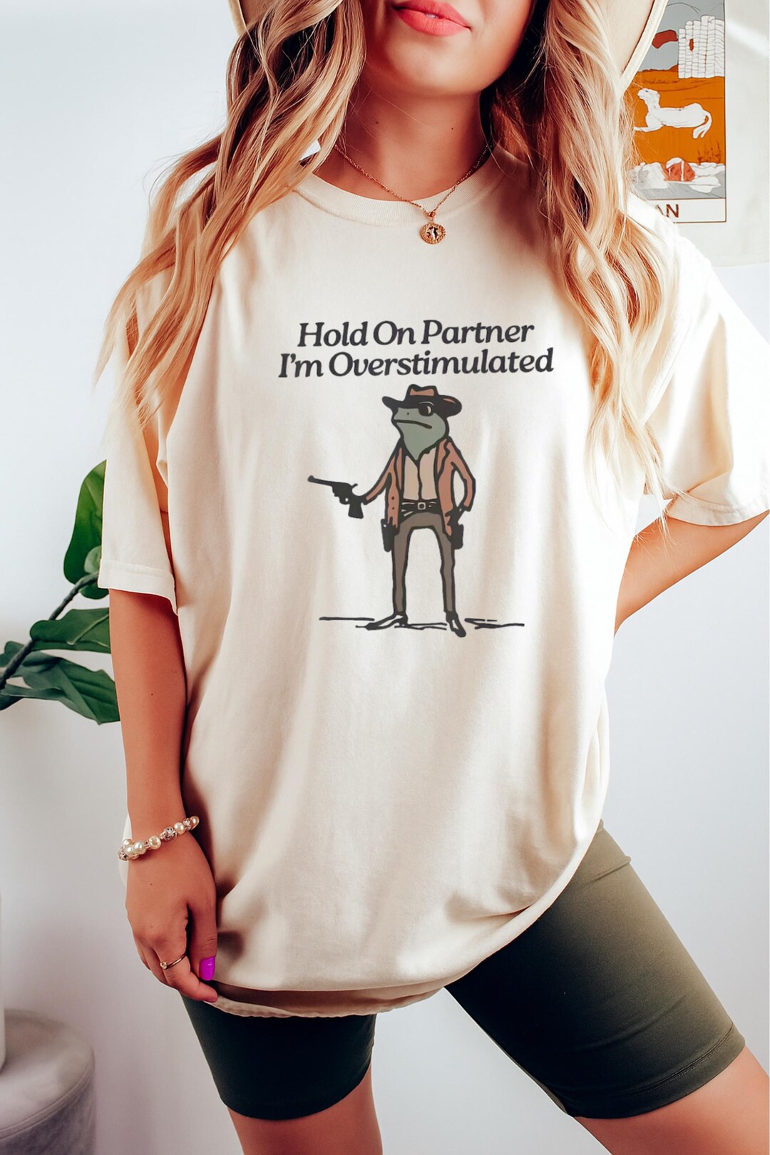 Funny Frog Overstimulated Meme Unisex T-shirt - Etsy