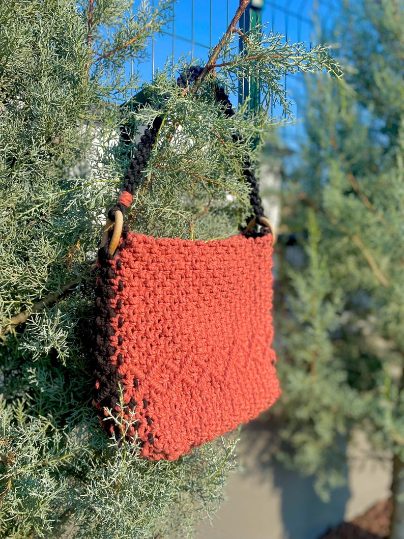 Macrame Bag , Handmade Macrame Bag, Shoulder Macrame Bag - Etsy