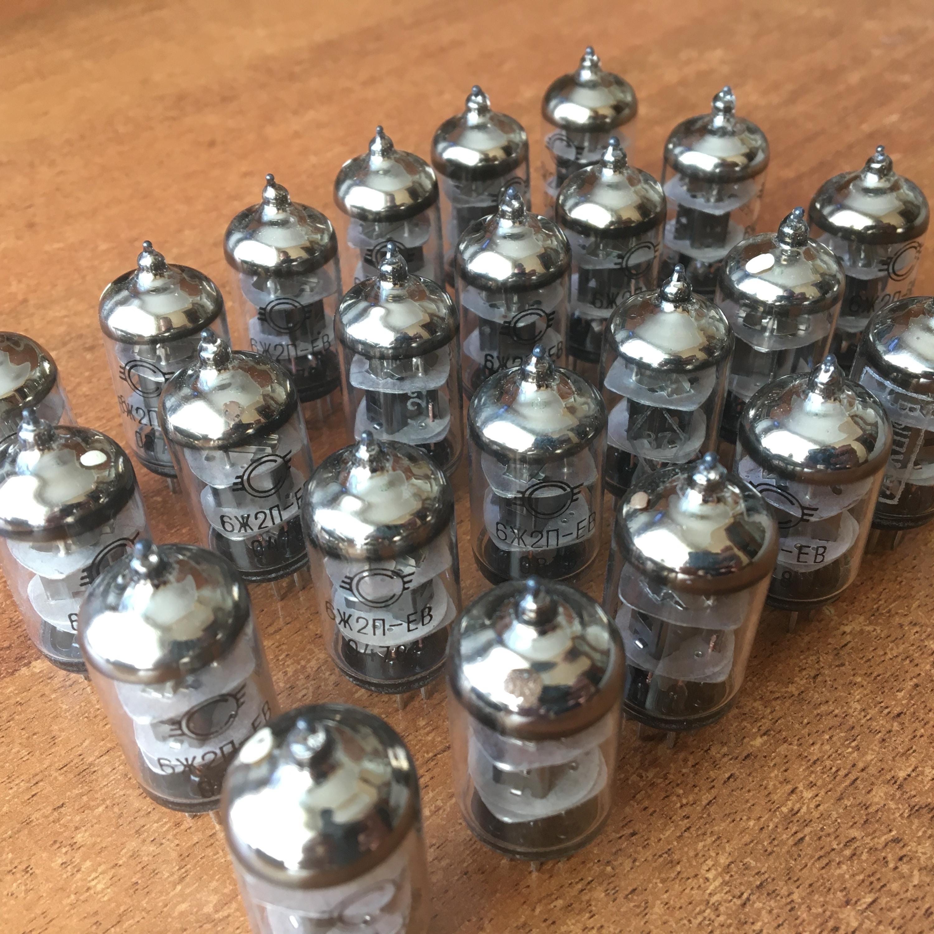 4pcs 6J2P-EV Vacuum Tubes Pentode 6AS6, 409A, 5725 USSR - Etsy