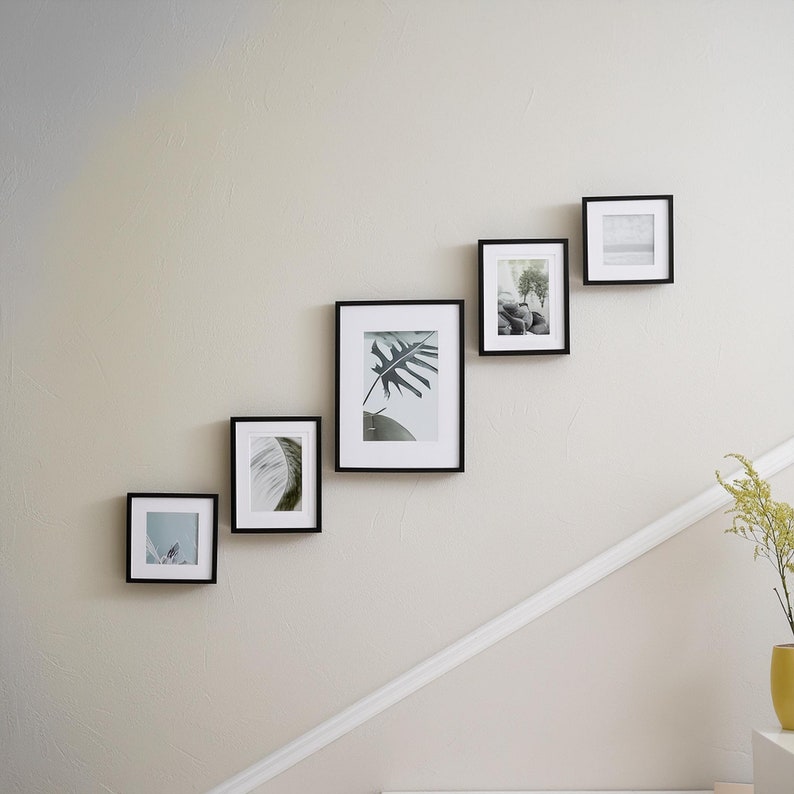 Nail-free Frame Collage Set for Aesthetic Walls 5 Pieces 12x16, 8x12 ...