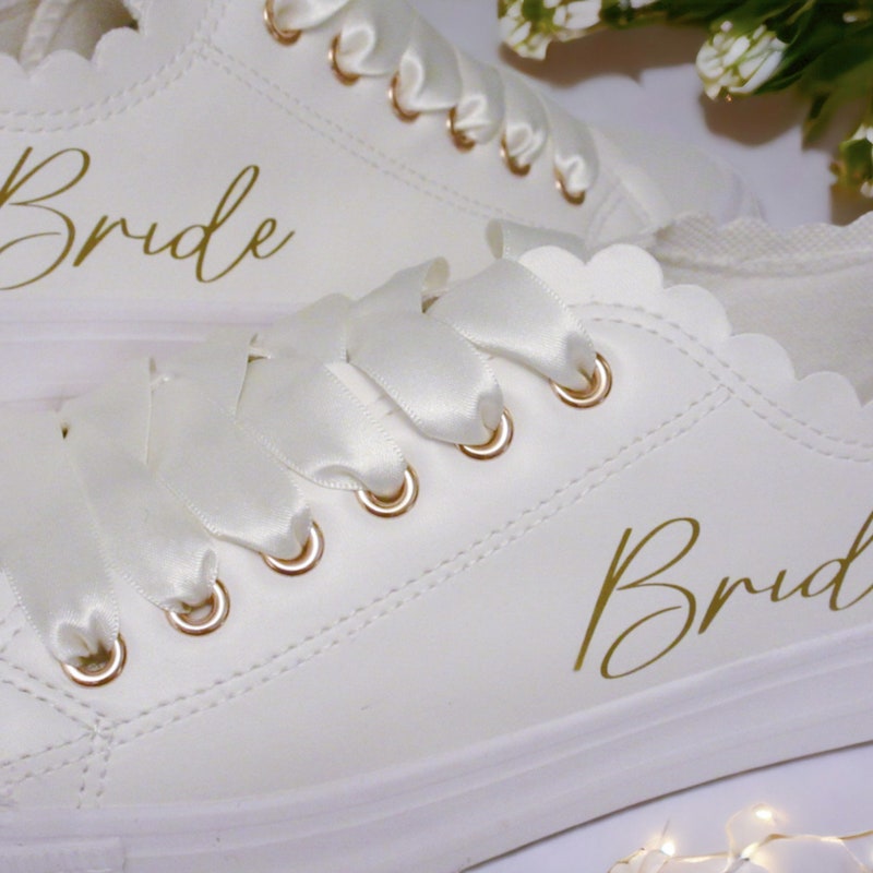 Wedding Trainers - Etsy UK