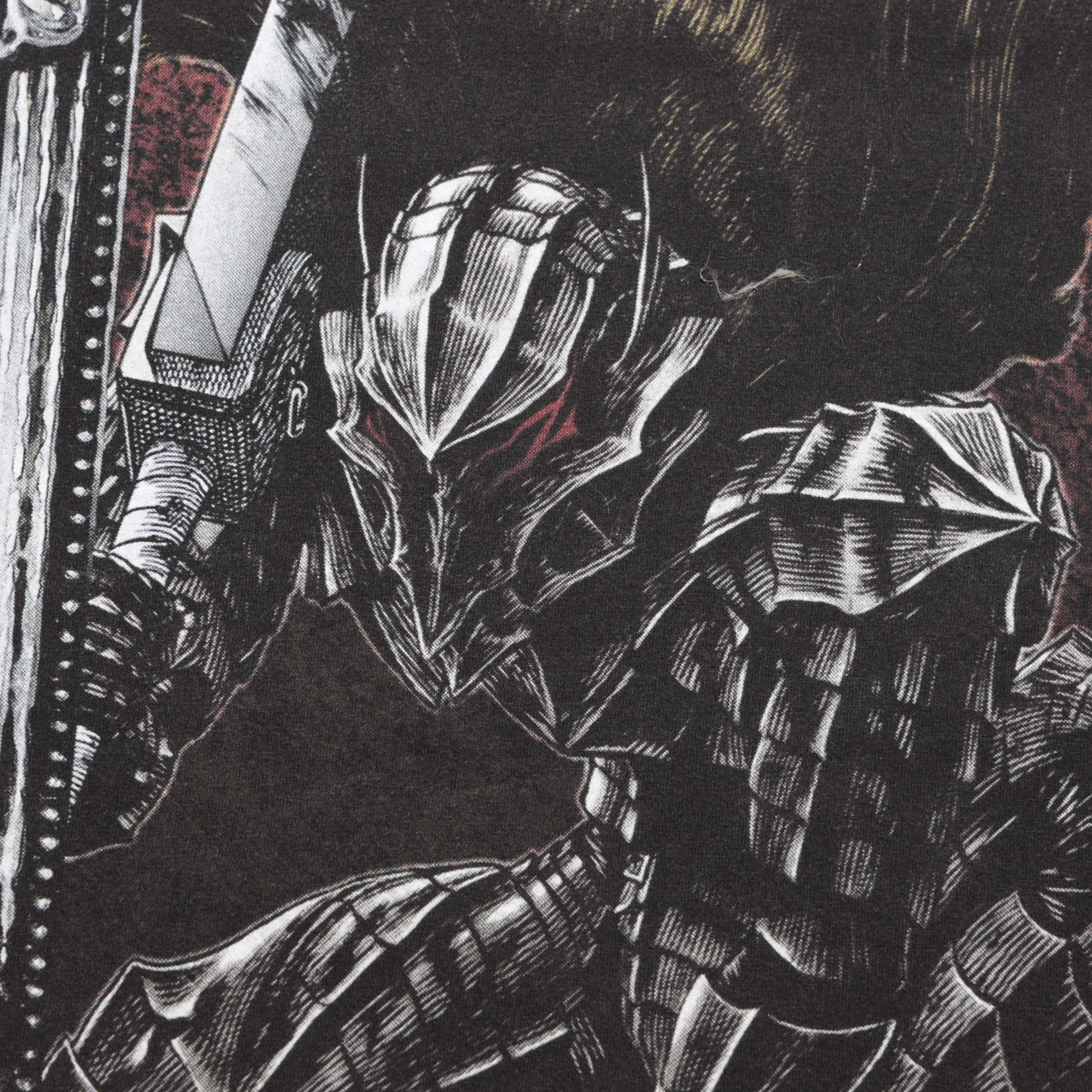 GUTS MERMAID Anime Washed Men's T-shirt Manga Character Graphic Shirt ...