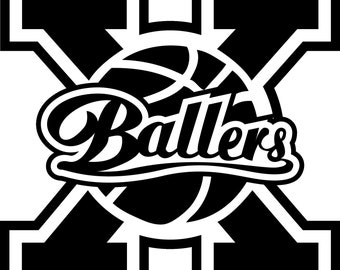 Barbie Ballers Basketball Youth Digital Artwork Logo Download - Etsy