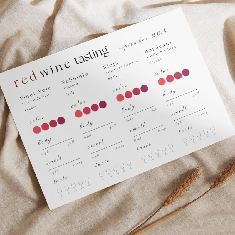 Wine Tasting - Etsy