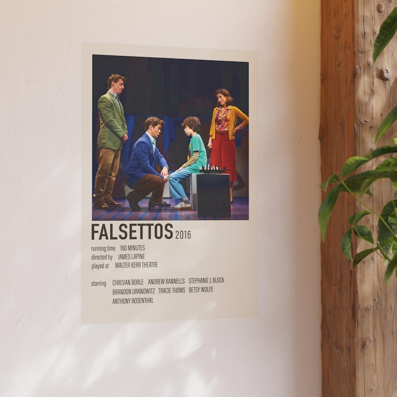 Falsettos Musical Inspired Satin and Archival Matte Posters Aesthetic ...