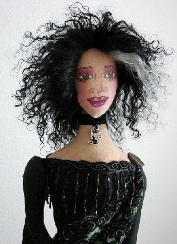 CALISTA-the Witch-Art Doll OOAK-20 inches Custom Orders for | Etsy