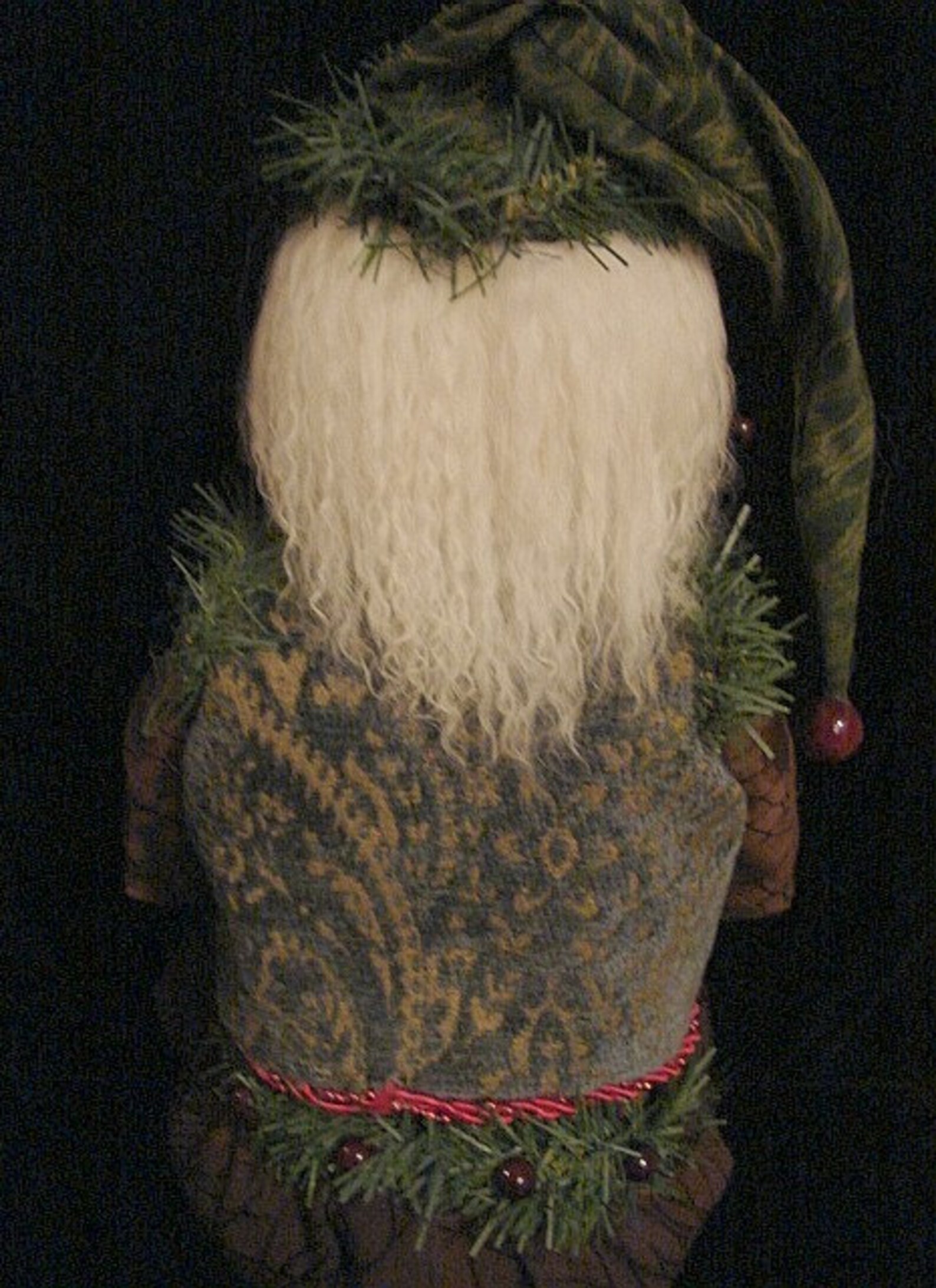 Primitive Folk Art-woodsman Santa Claus-art Doll-ooak (made to Order by ...