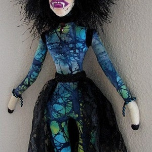 Vampire Art Doll-vampirena-ooak-female Vampire Doll (made to Order) - Etsy