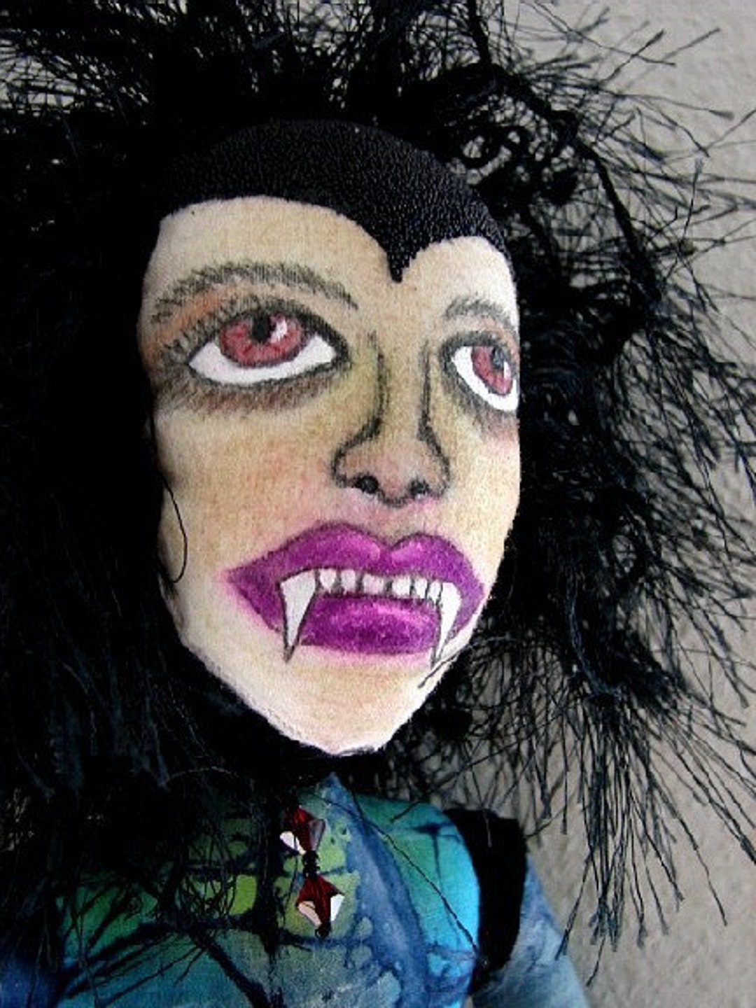 Vampire Art Doll-vampirena-ooak-female Vampire Doll (made to Order) - Etsy