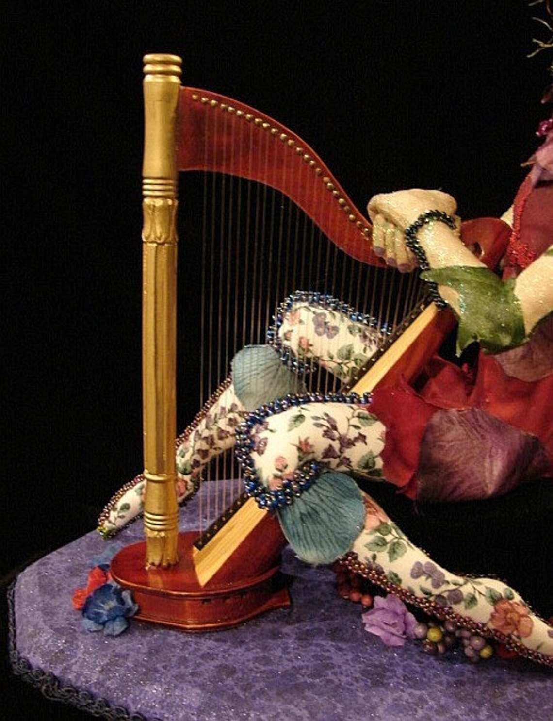 Fairy Doll-celesta the Harp Fairy (original is in a Private Collection ...