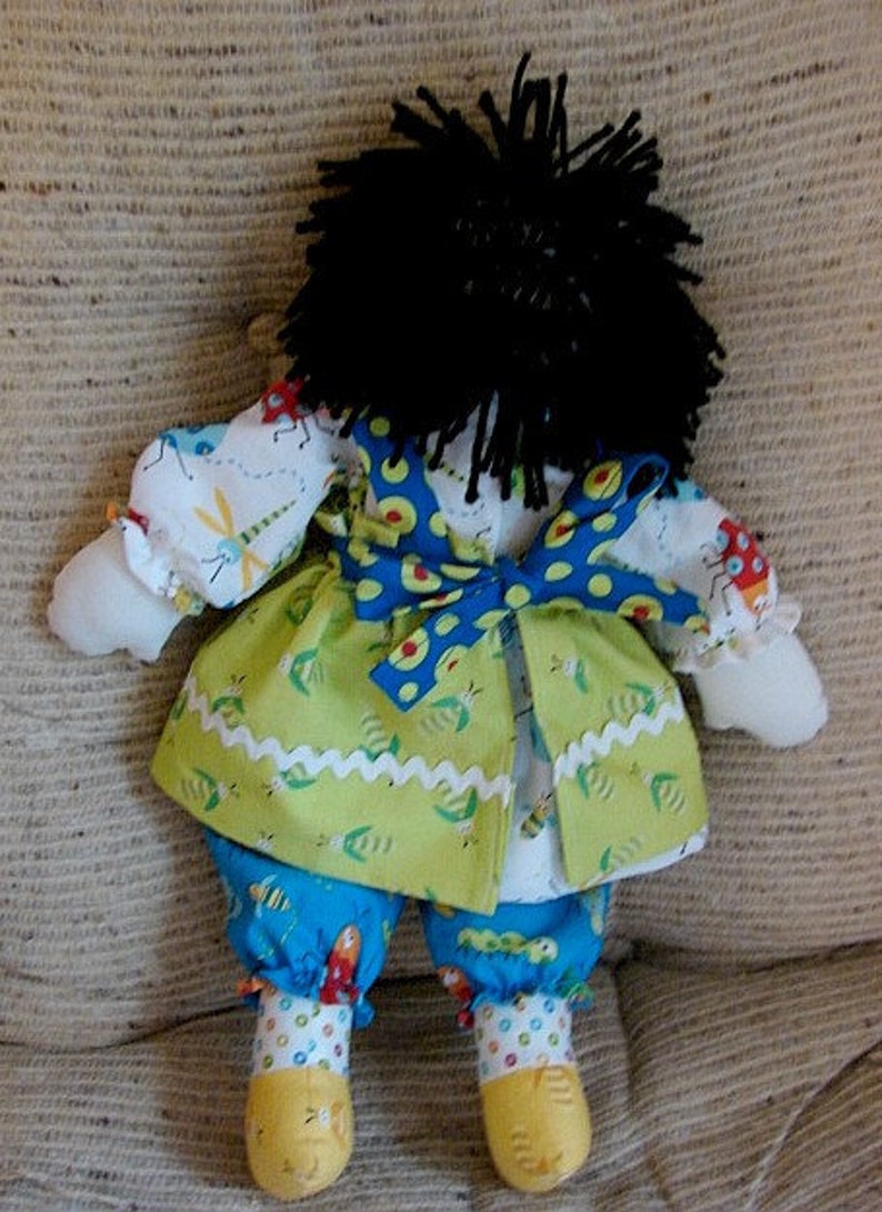 Rag Doll-little Asian Rag Doll Made From Quilt Fabrics (similar Doll ...