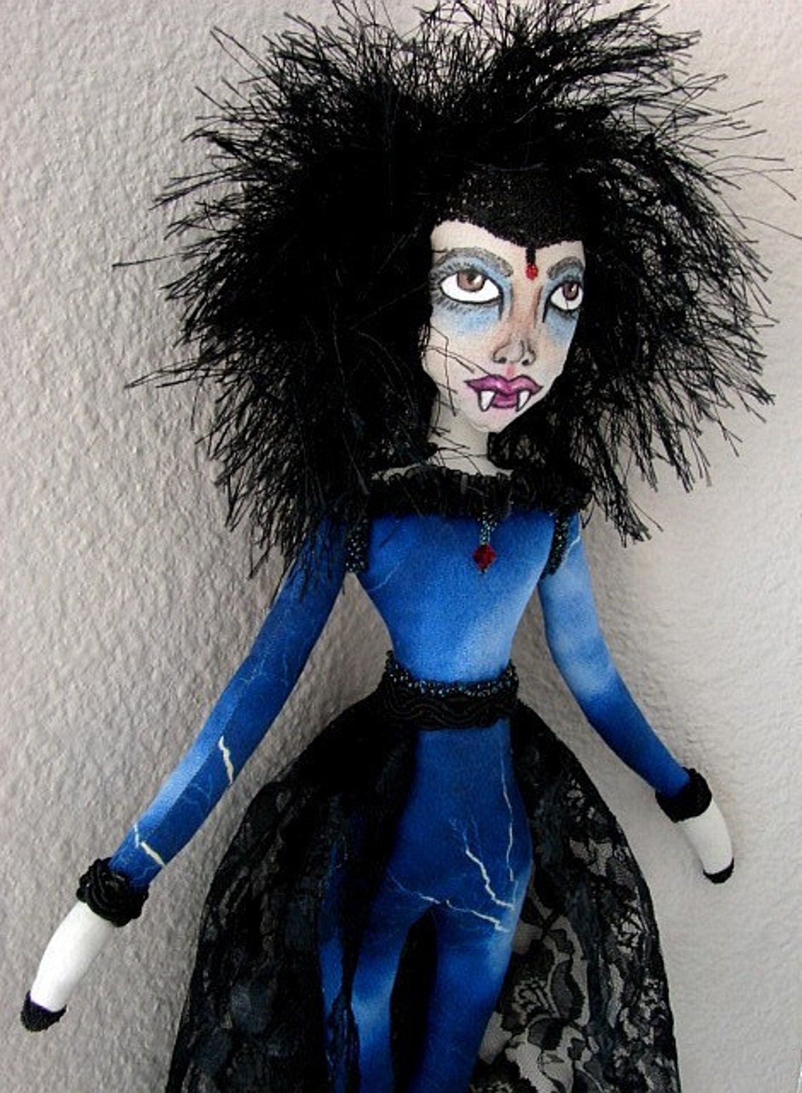 Vampire Art Doll-gothic Lady of the Dark (made by Request) - Etsy