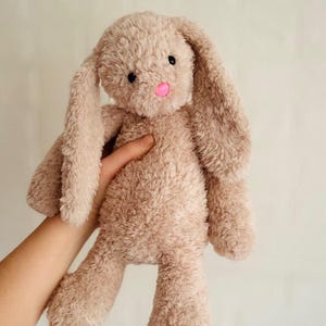 Plush Bunny Knitting Pattern: Long Ears Hare Toy (PDF) - Etsy