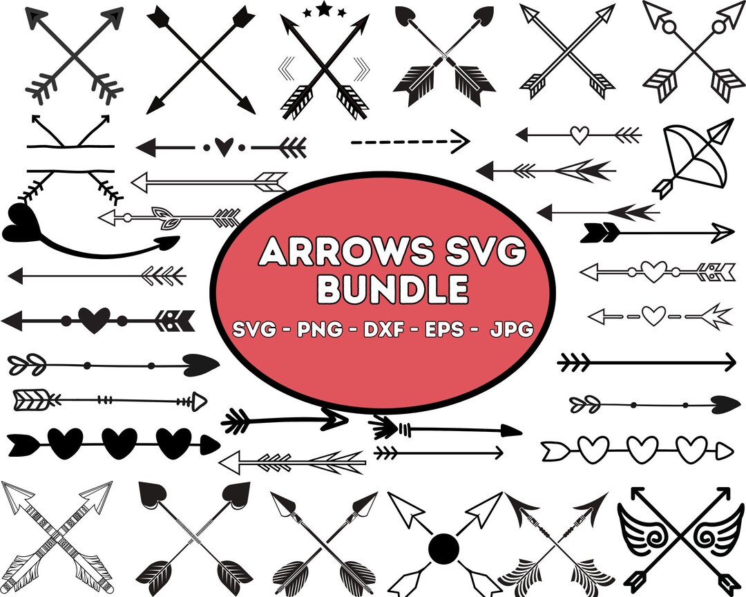 ARROW SVG, Arrow Svg Bundle, Arrows Svg, Arrow Cut File, Arrow Cricut ...