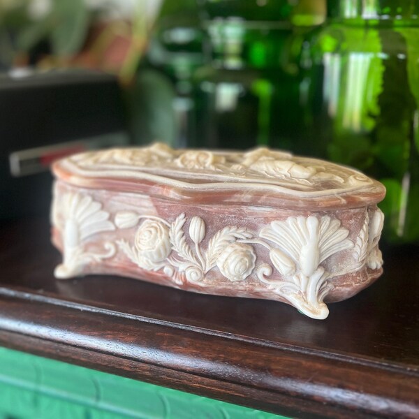 Incolay Jewelry Box - Etsy