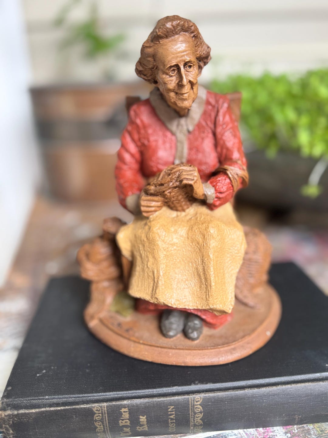 MABEL - Signed TOM CLARK Wee Folk Garden Gnome Sculpture 1980s - Etsy