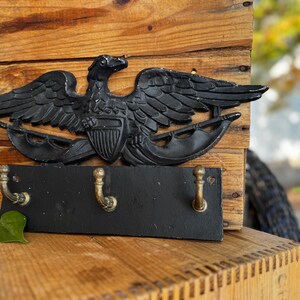 Vintage Cast Iron Patriotic Eagle Key Entryway Hanger - Etsy