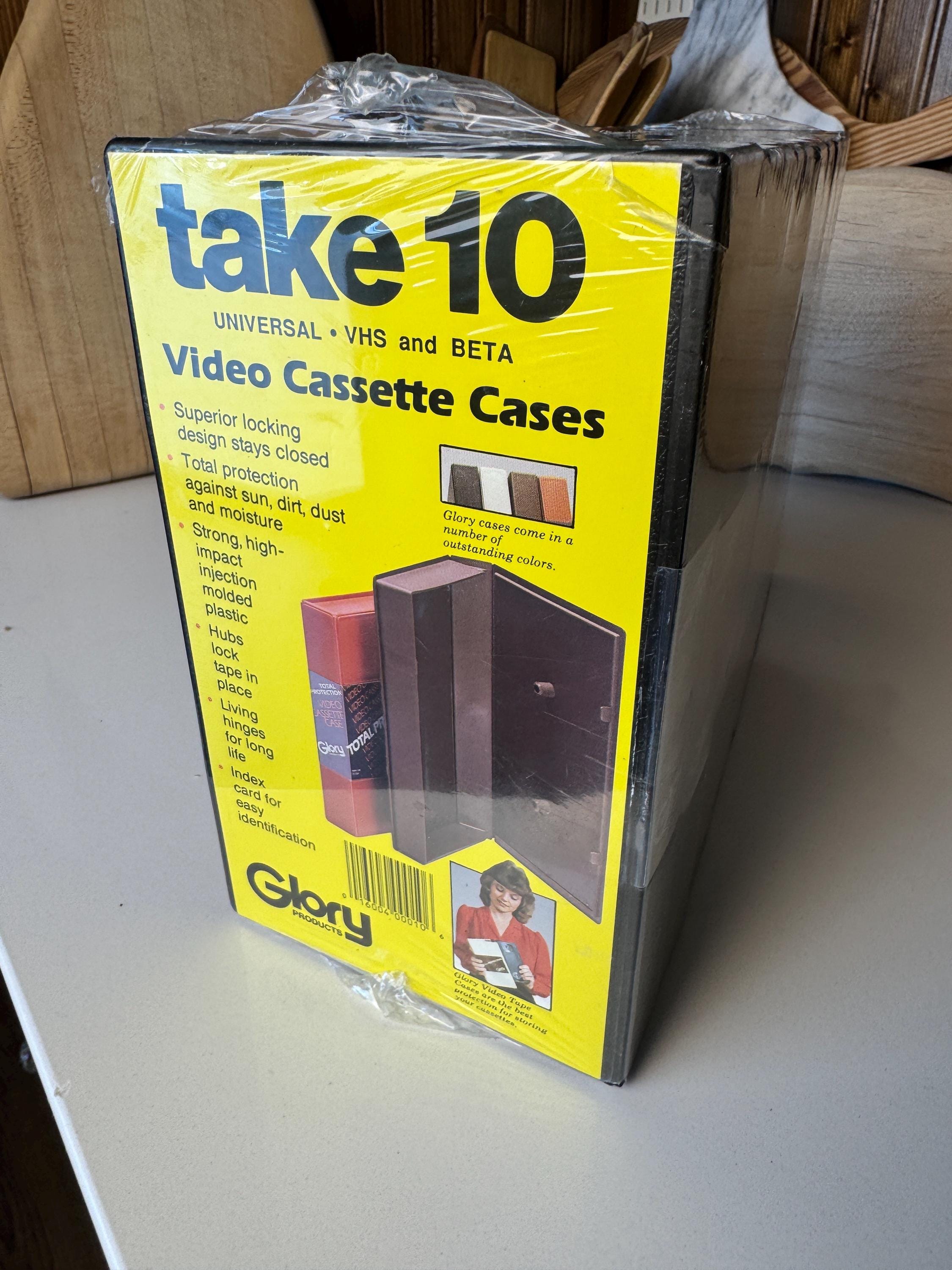 New Old Stock - Vintage Empty VHS Tape Cases - NIB - Take 10! VCR Tape ...
