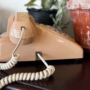 Vintage Beige Rotary Telephone - Etsy