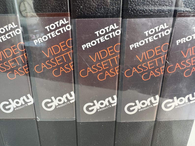 New Old Stock - Vintage Empty VHS Tape Cases - NIB - Take 10! VCR Tape ...