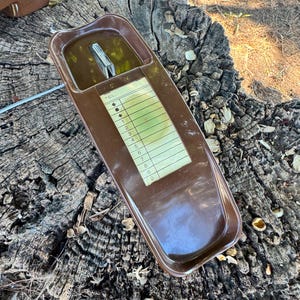 Vintage BROWN Push Button Wall or Table Phone Land Sears - Etsy