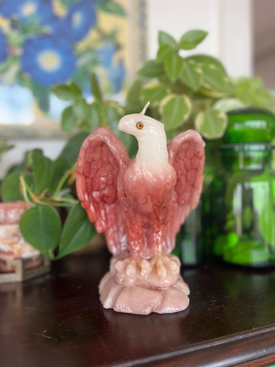 Vintage Handcrafted Eagle Candle - Etsy