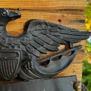 Vintage Cast Iron Patriotic Eagle Key Entryway Hanger - Etsy