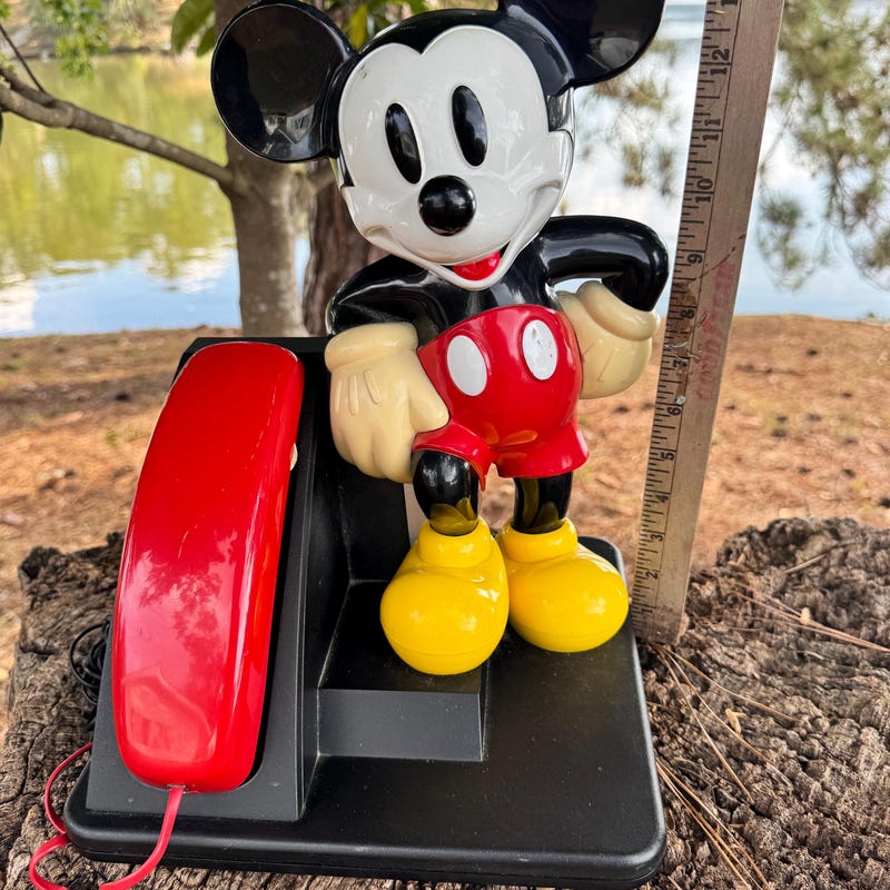 Mickey Mouse Telephone - Etsy