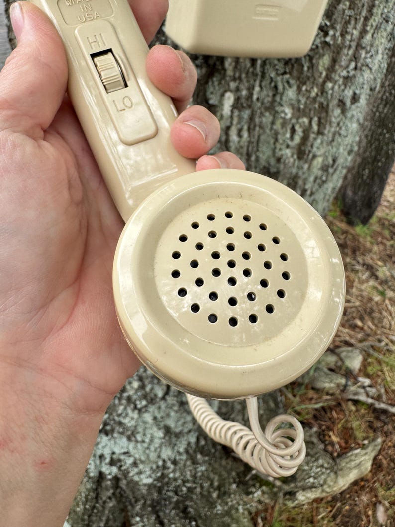 Vintage Cortelco Push Button Wall Phone - Etsy