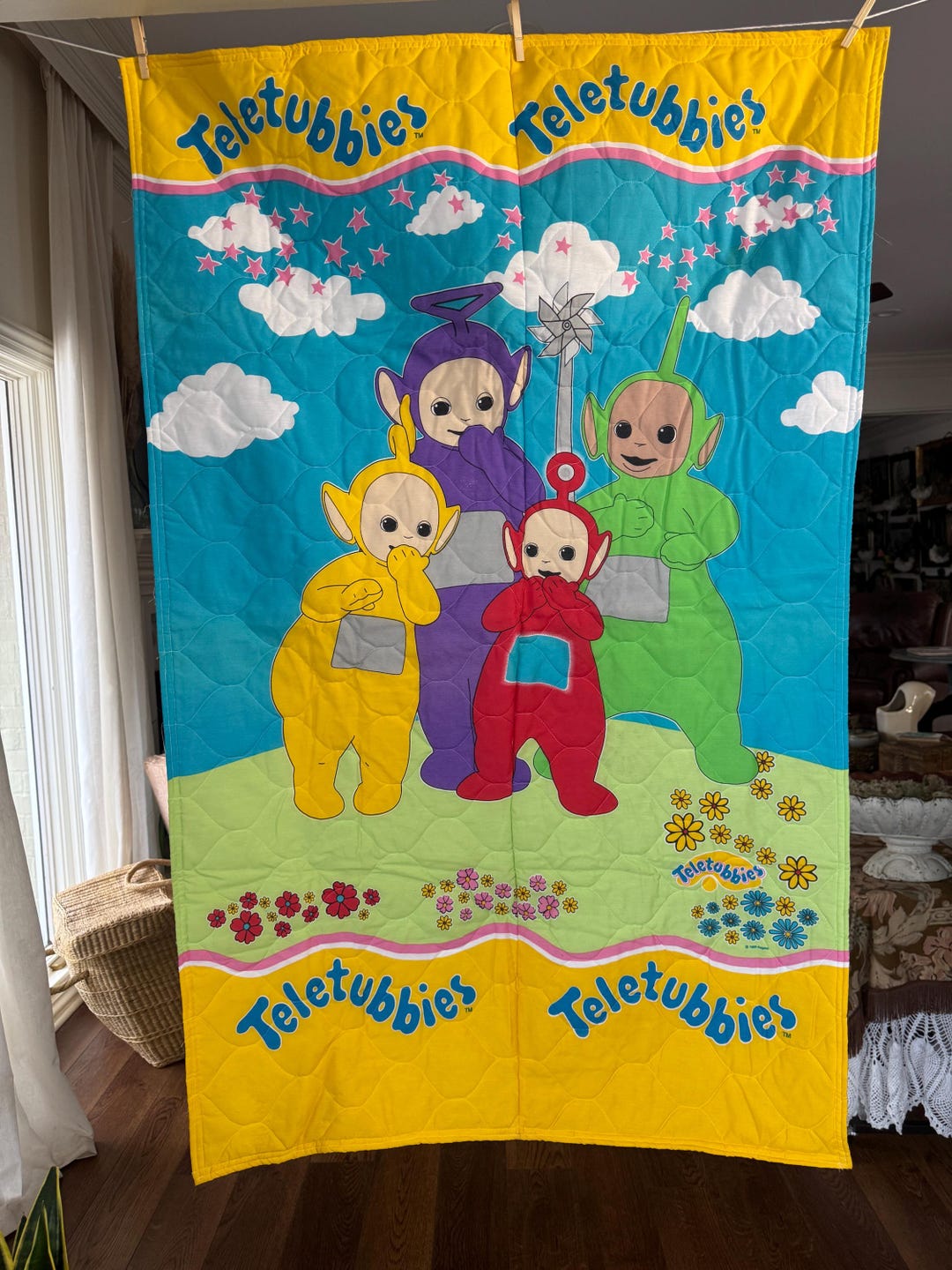 Vintage 1998 Teletubbies Toddler Twin Comforter - Licensed Kids Bedding ...