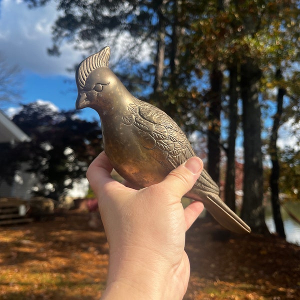 Vintage Brass Birds - Etsy