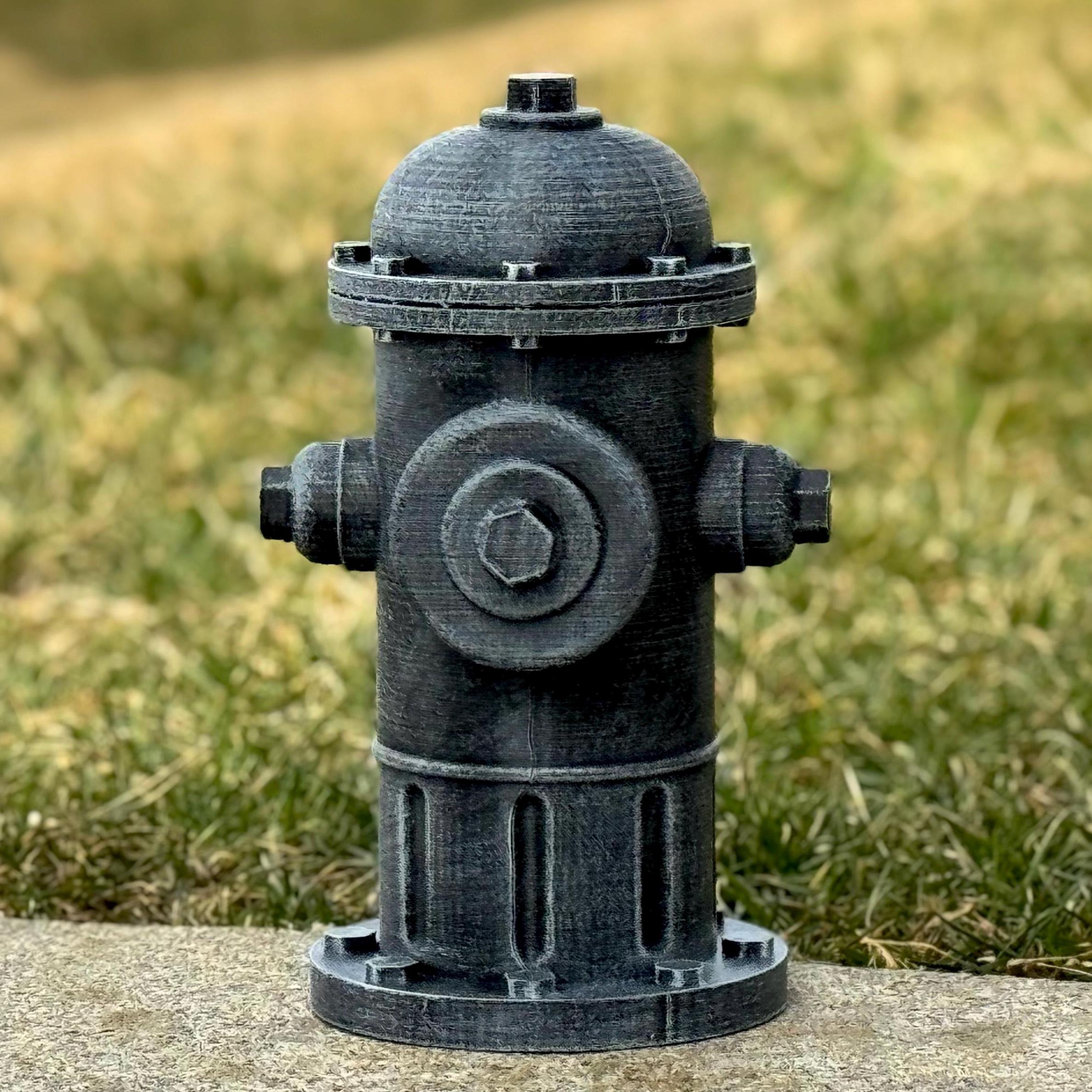 Concrete Fire Hydrant Garden Statue Decorative Fire Hydrant Sculpture ...