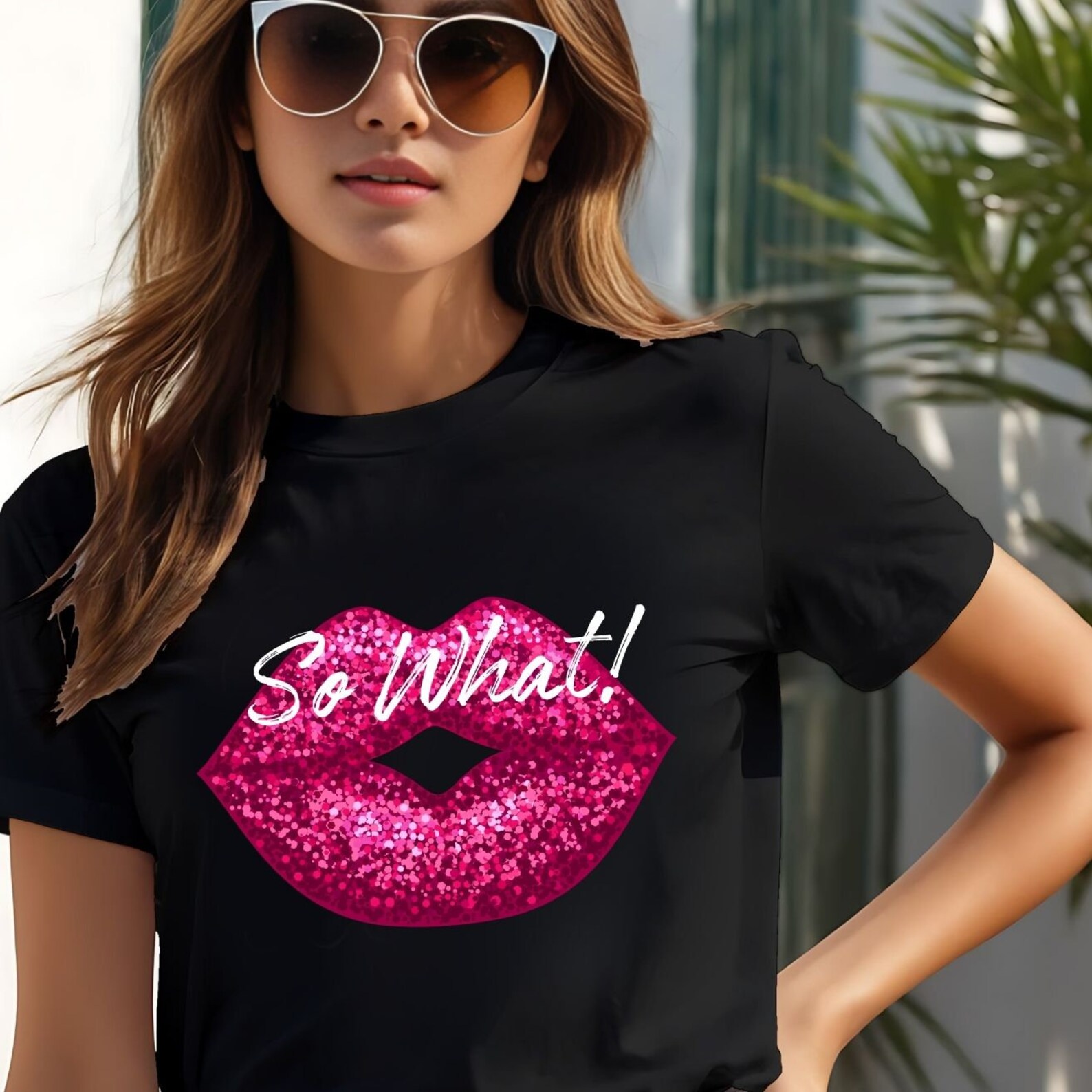 12 Options Lip Trendy Pink T Shirt,so What Tee Lovers Concert Tee for ...