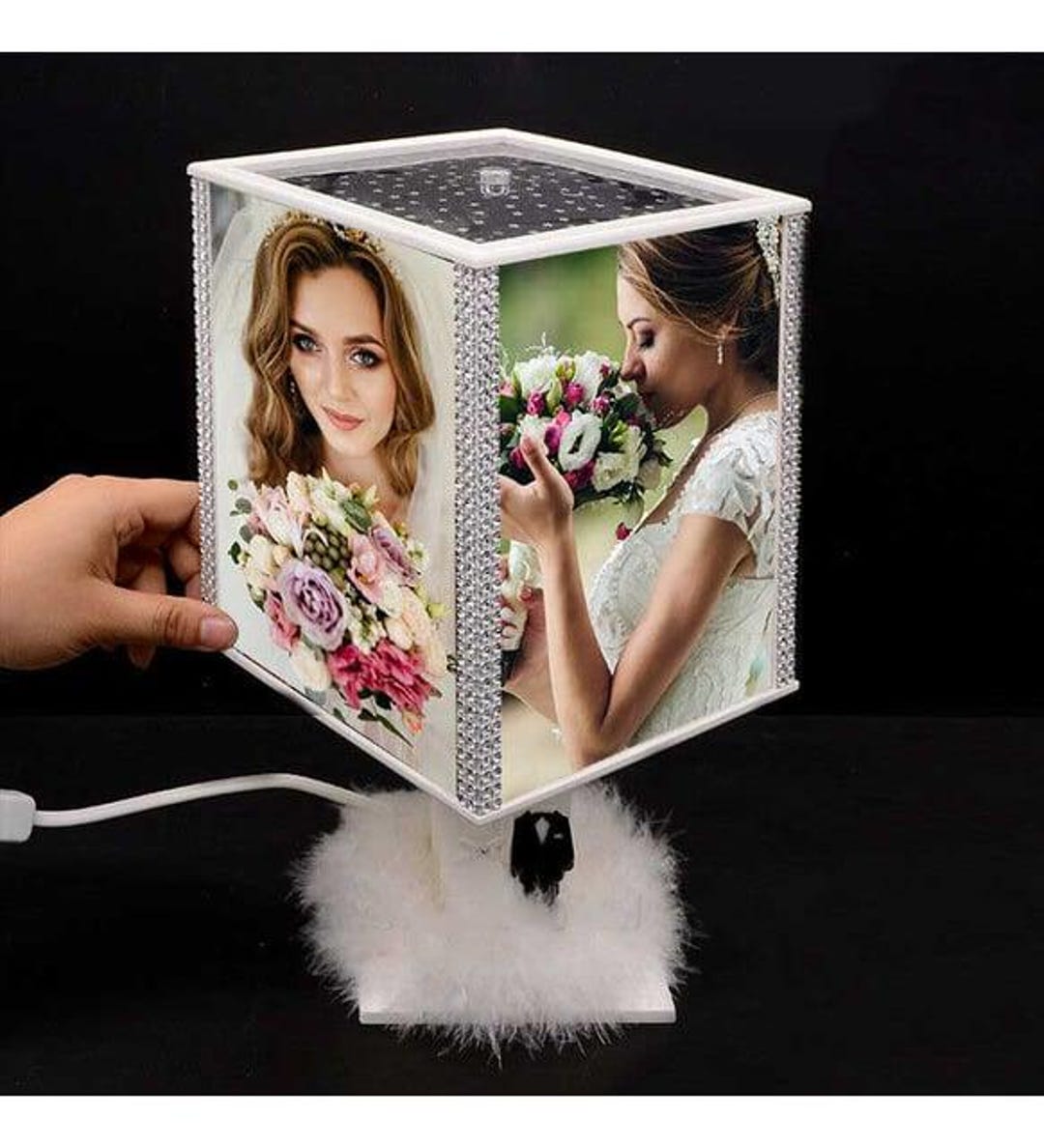 Personalized Rotating Lampshade-photo Lampshade - Etsy