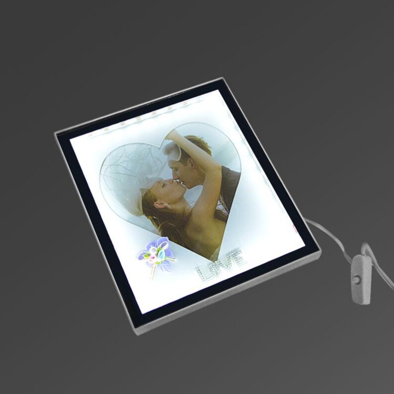 Led Love Heart Magic Mirror - Etsy